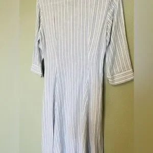 Martha Stewart | Dresses | Martha Stewart Collection Striped Blue And ...